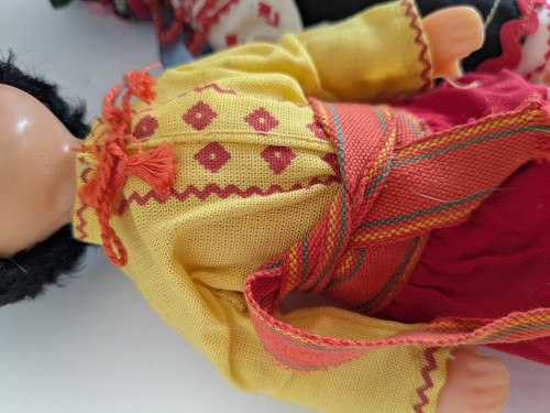 Vintage Soviet Union Era Ukrainian Dolls Girl & Boy Set 1970/80's 10 ...