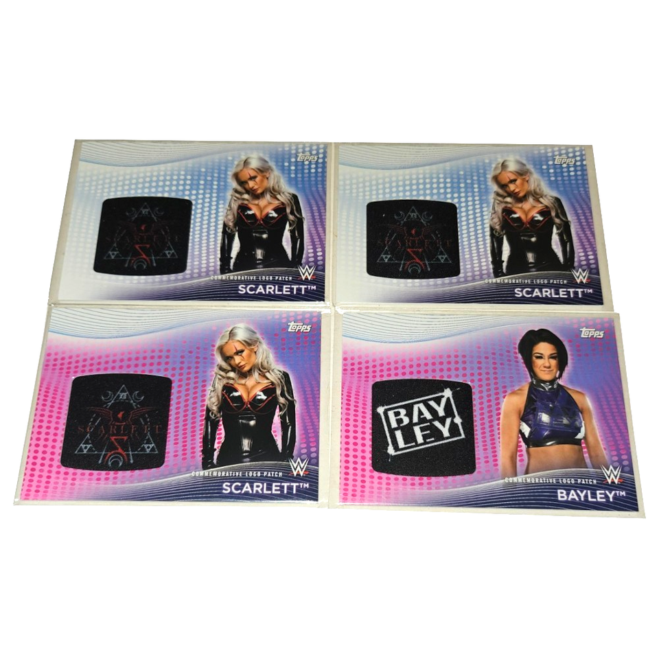 Topps WWE 2021 Women's Division Lot Of 24 Numbered Superstar Logo Patch ...