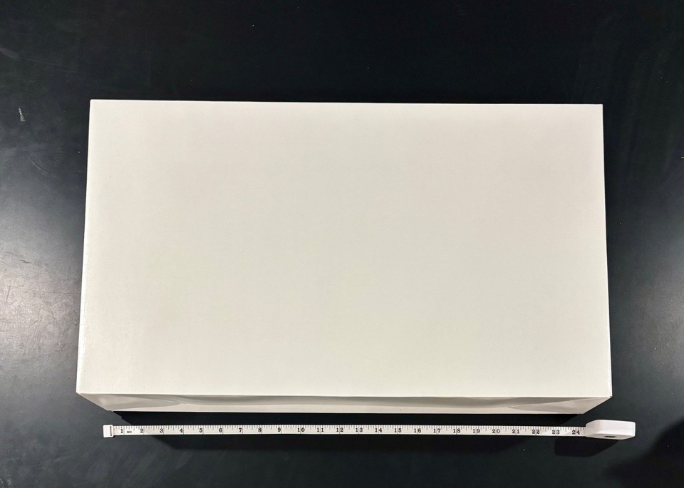 Extra Large Gift Boxes with Lids 24x14x4 in – Pack of 4 White Cardboard ...