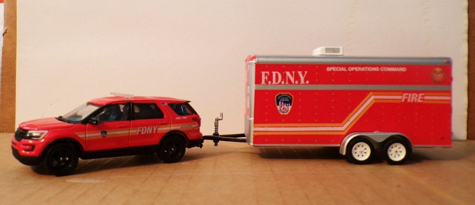 2016 Ford Explorer FDNY and Special Operations Command Trailer ...