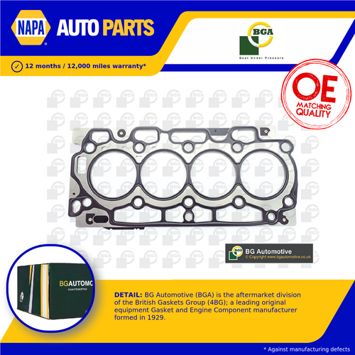 Cylinder Head Gasket fits FORD FIESTA Mk6 TDCi 1.6D 2010 on TZJA BGA ...