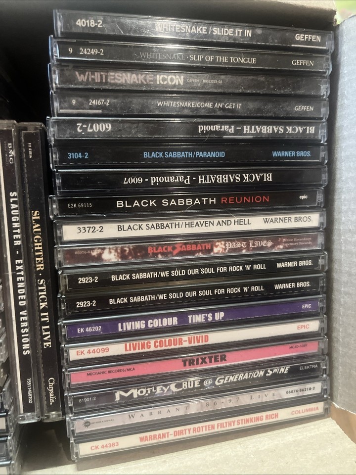 38 Rock 80s Metal CDs Glam Wholesale Lot Reseller $700 Value RARE OOP ...