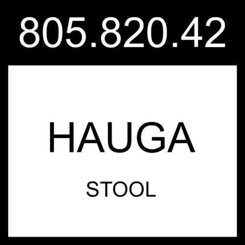 IKEA HAUGA Stool Gray 805.820.42 | eBay