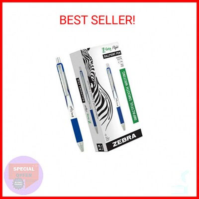 Zebra Pen Z-Grip Flight Retractable Ballpoint Pen, Bold Point, 1.2mm ...