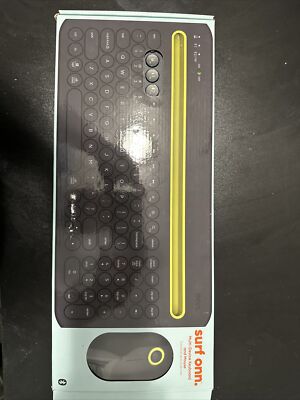 onn. Multi-Device Wireless Full Size Keyboard and 3-Button Mouse Set | eBay