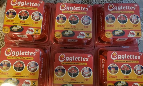 LOT OF 6 EGGLETTES HARD-BOILED EGG COOKERS (4 EGLETTES EACH FOR A TOTAL ...