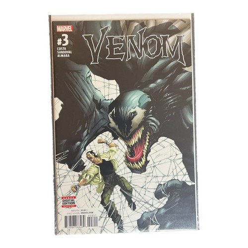VENOM #3 (2017) MARVEL COMICS GERARDO SANDOVAL COVER & ART! MIKE COSTA ...