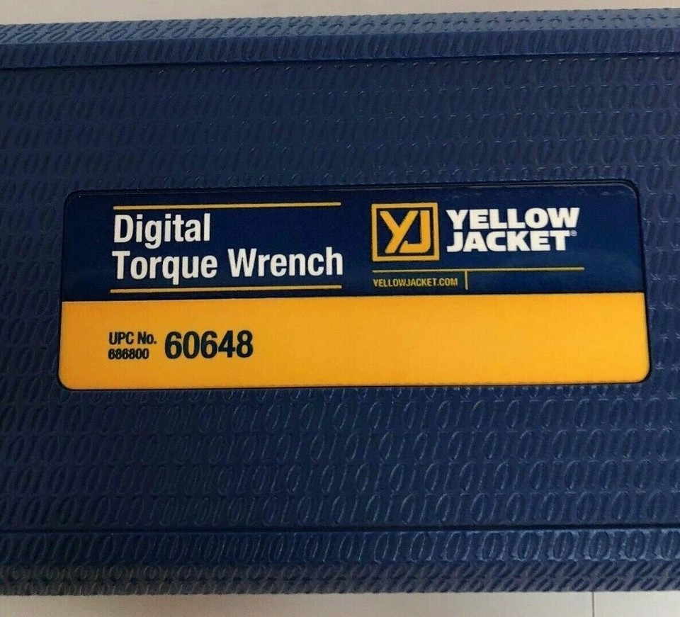 Yellow Jacket 60648 Adjustable Digital Torque Wrench 88381464925 | eBay