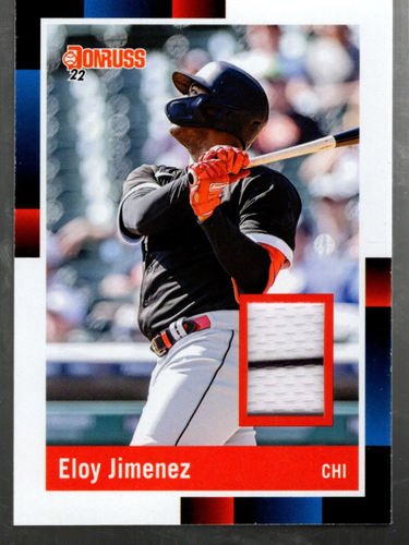 B2584- 2022 Donruss Retro '88 Matériaux #64 Eloy Jimenez Jersey - Nm-Mt ...