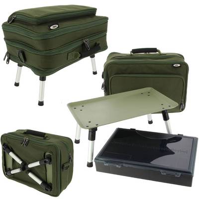 NEW NGT 612 PLUS CARP FISHING BOX CASE TACKLE BOX BAG SYSTEM BIVVY TABLE | eBay UK
