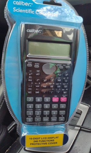 Caliber Scientific Calculator 10-Digit LCD Display 240 Functions | eBay