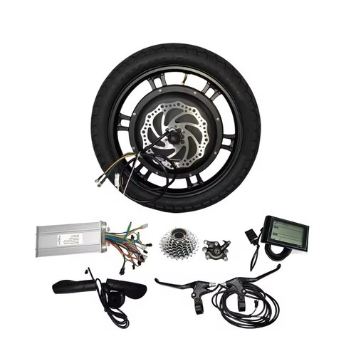 16 Inch Front Wheel Electric Moped Conversion Kit 1000W E-Bike Motor ...
