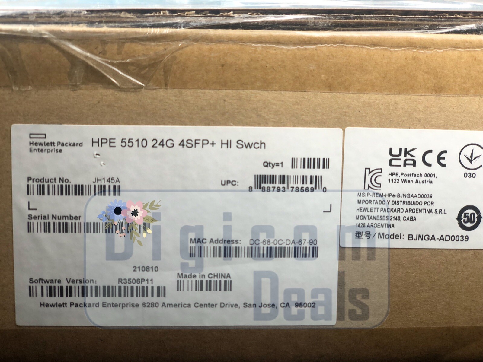 HPE FlexNetwork 5510 24g 4sfp Hi 1-slot Switch JH145A for sale online ...