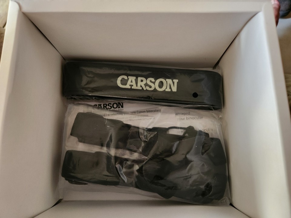 Carson 3D 10x42 Full Size Waterproof Birding Binoculars w/ ED Glass TD ...