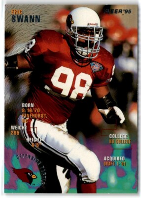 1993 McDonald's GameDay Phoenix Cardinals Eric Swann Phoenix Cardinals ...