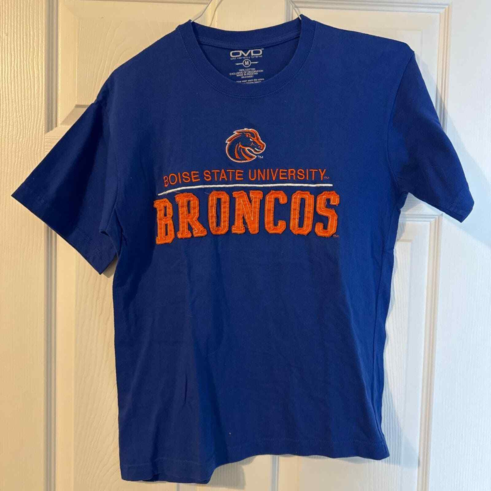 Vintage Embroidered Boise State University Broncos Shirt - Size M | eBay
