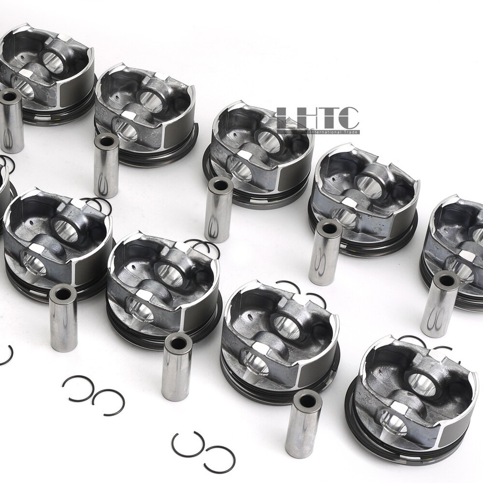 12pcs Piston & Ring Φ82mm For Mercedes-Benz S600L CL600 5.5T V12 M275 ...