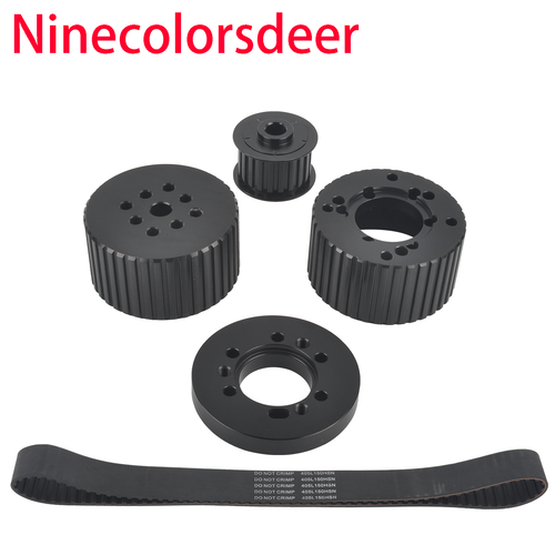 Billet Aluminum Gilmer Belt Drive Pulley Kit For Small Block Mopar 318 ...