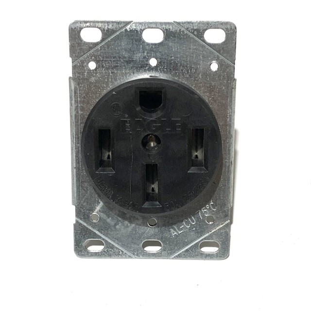 Eagle Receptacle 4 Wire 50a 125/250v NEMA 14-50r Welder Generator W/rs ...