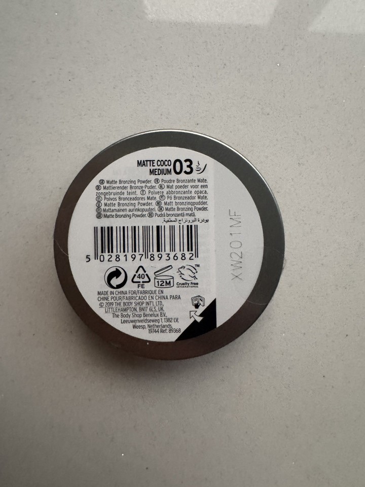The Body Shop Coconut Bronze Matte Bronzing Powder Medium 03 X 9g | eBay UK
