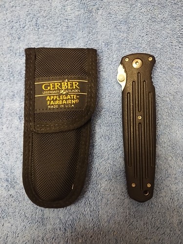 Gerber 05790 Single Edge Folding Combat Knife With Sheath Applegate ...