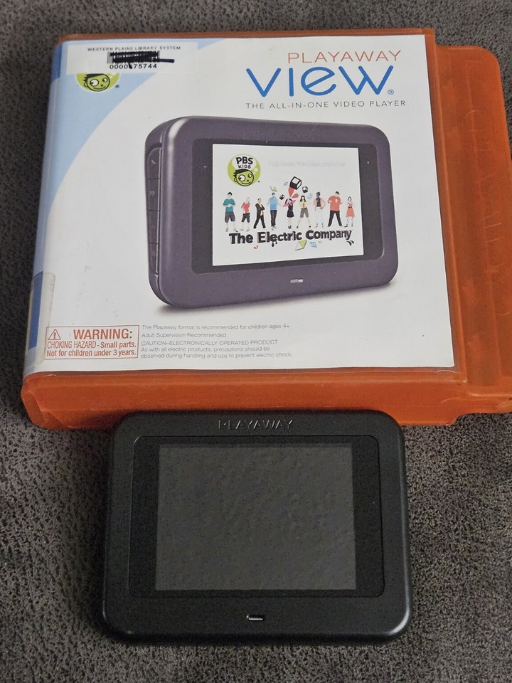 Playaway View All in One Mini Video Player 90 Min Color Video W Audio ...