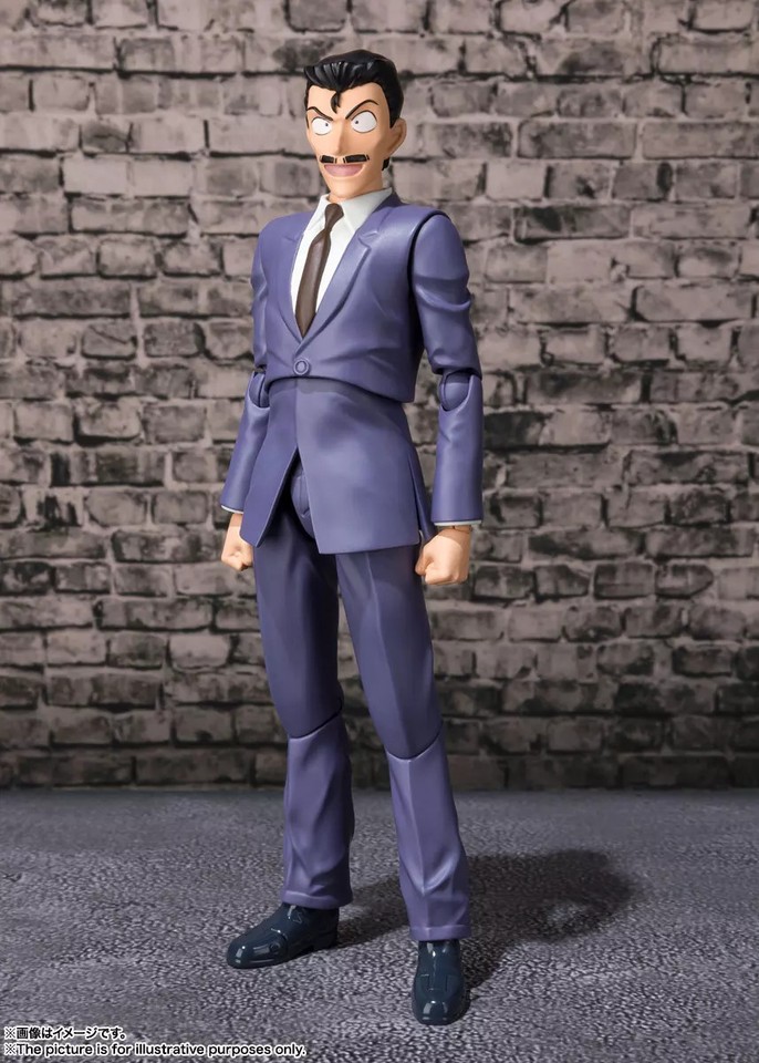 Detective Conan S.H.Figuarts Kogoro Mouri Action Figure, Comic ...