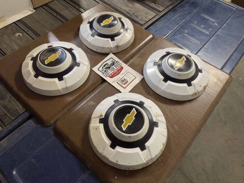 Chevrolet Truck C20/30 Dog Dish Hubcaps 12” | eBay