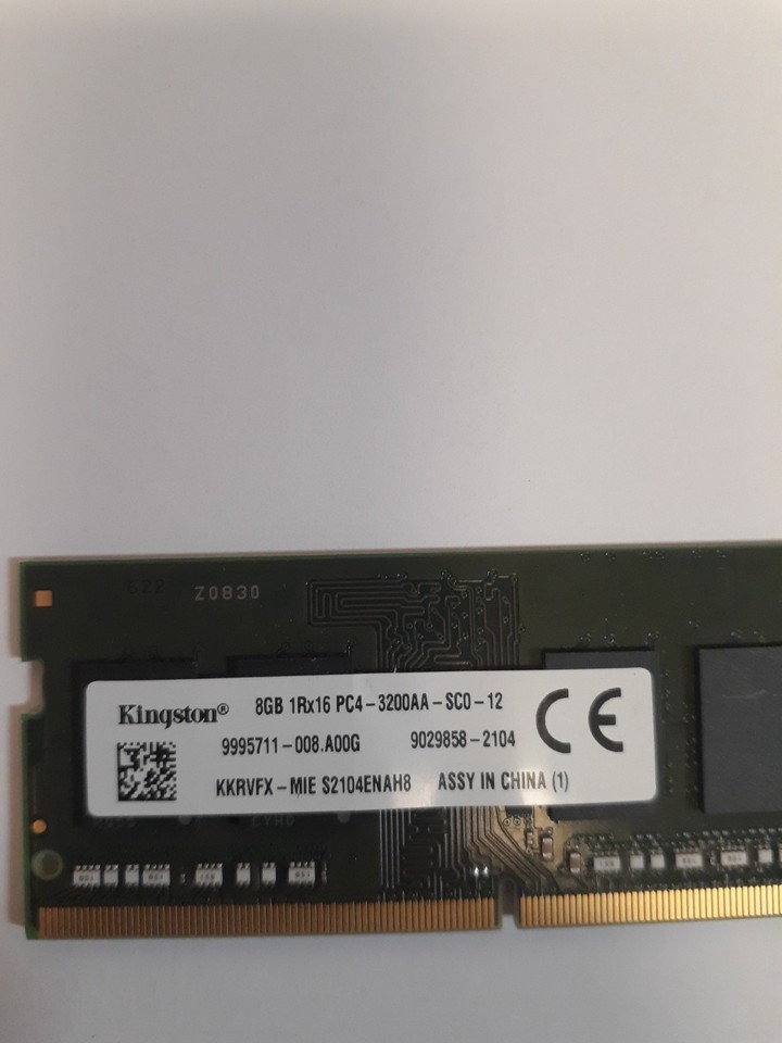 Kingston 8 GB PC4-3200AA SO-DIMM Laptop Memory Module KKRVFX-MIE | eBay
