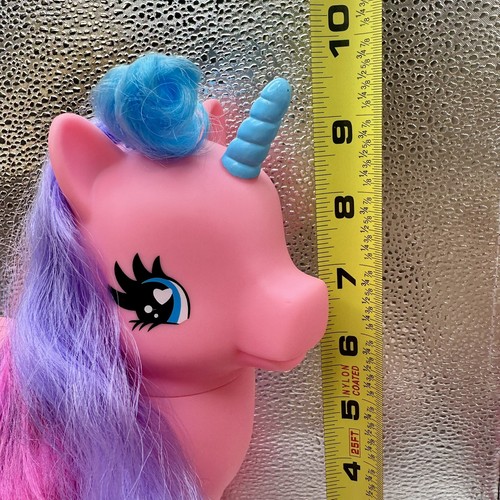 Large Pink My Little Pony ~ Vintage Rainbow Pegasus Unicorn SML-16-B1 ...