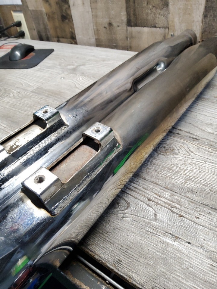 2007 07 07-11 Harley Davidson Street Glide FLHX Exhaust Python Mufflers ...