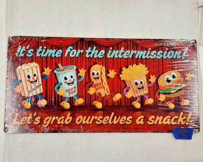 Retro Movie Theater Food Cartoon