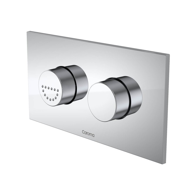 Caroma Invisi Round Dual Flush Care Panel Cistern Buttons 4 Inwall 158 ...