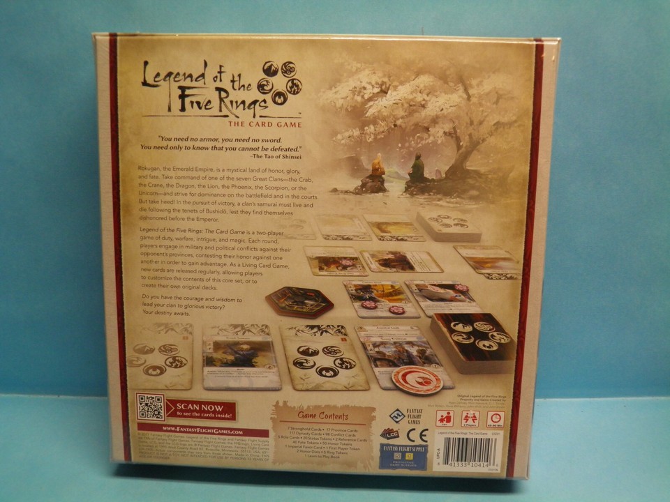 Legend Of The Five Rings Living Card Game Core L5R Fantasy Flight Games ...