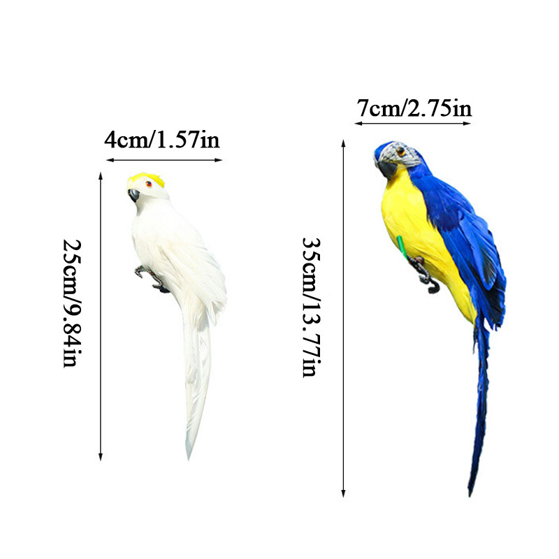 Simulation Parrot Photography Props Parrot Decorative Home Furnishing ...