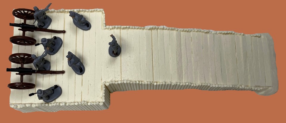 Alamo Fort Cannon Gun Ramp 1/72 Scale 20mm ACW AWI Napoleon French ...