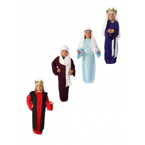 CHILD BIBLICAL ROMAN GREEK GOD TOGA COSTUME GOWN ROBE TUNIC SHEPARD ...