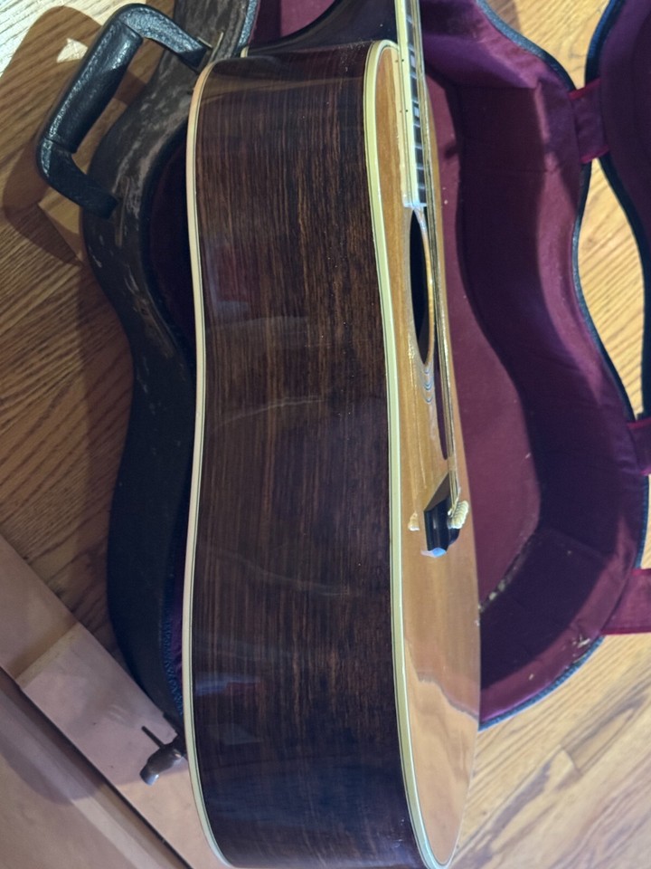 Classic Guild D55NT Acoustic Guitar 1978 Spruce+Rosewood+Ebony v good ...