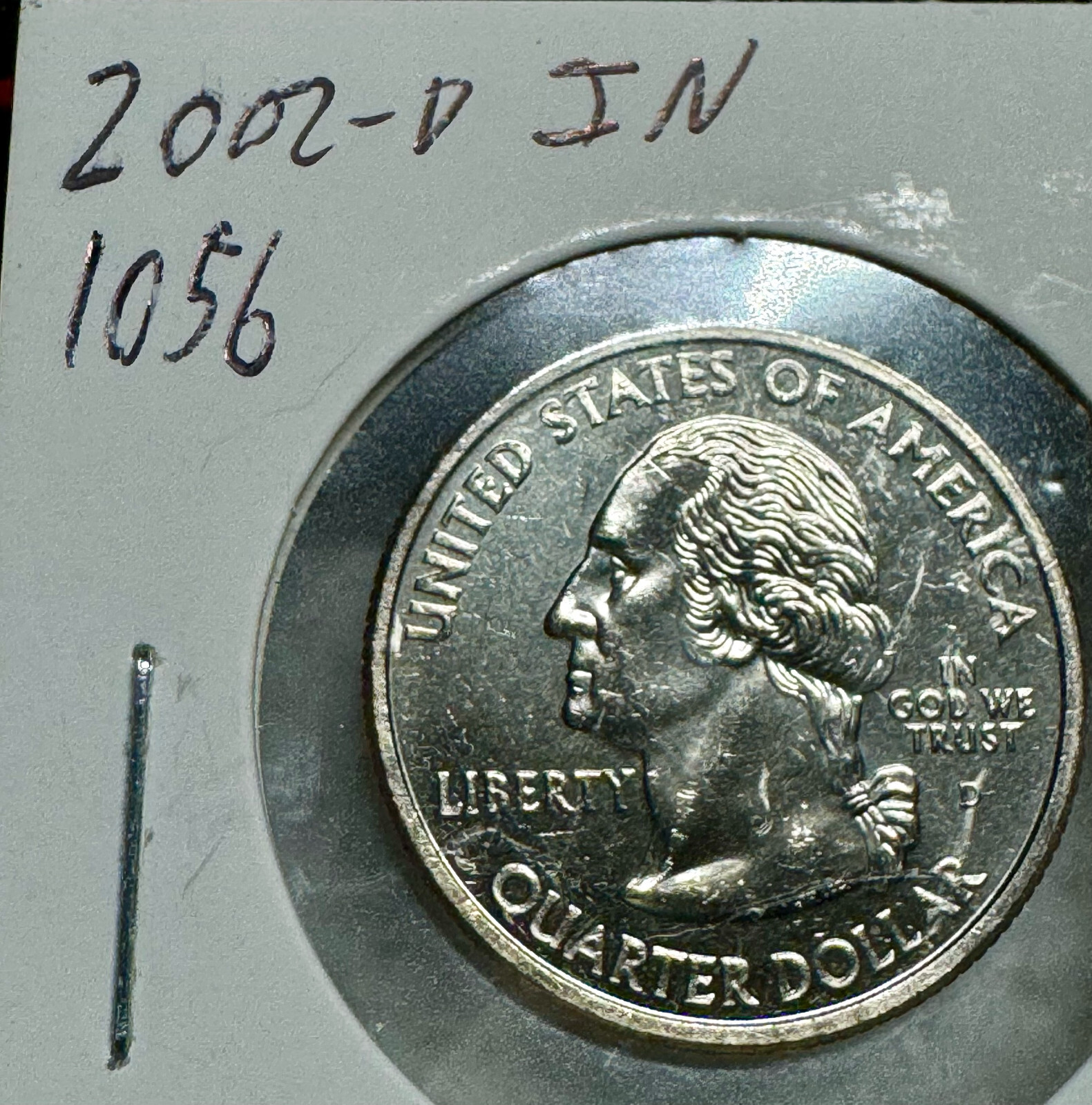 USA 25 Cent 2002-D Indiana State Quarter | eBay