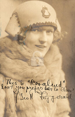 F. Scott Fitzgerald Signed Autograph RPPC Photo Postcard COPY | eBay