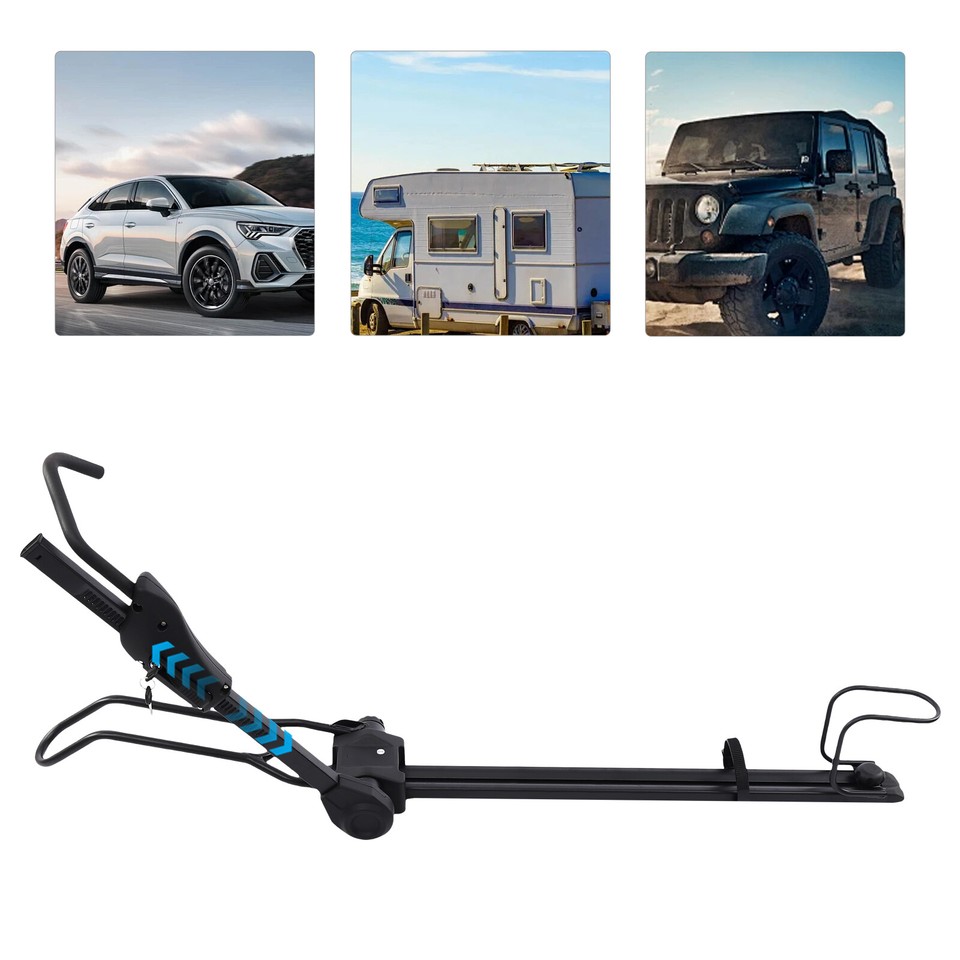 Bike Rack Car Rooftop Mount Upright Bike Rack Universal Roof Mount Bike ...