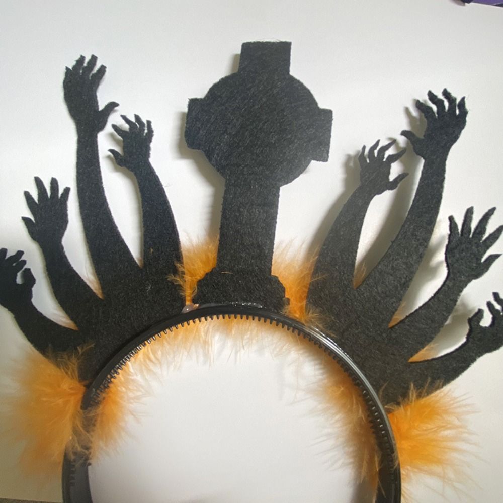 Masquerade Prop Ghost Headband Zombie Hand Halloween hair band Unisex ...