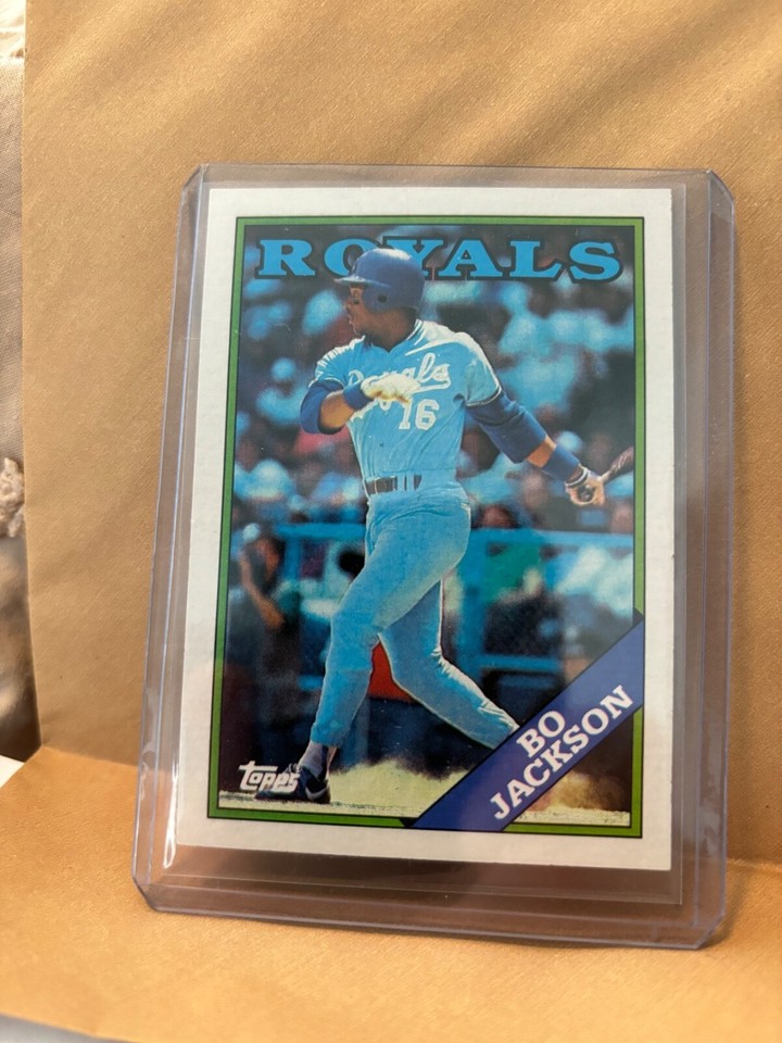 Bo Jackson Royals Topps 1988 Rare Error Card #750 | eBay