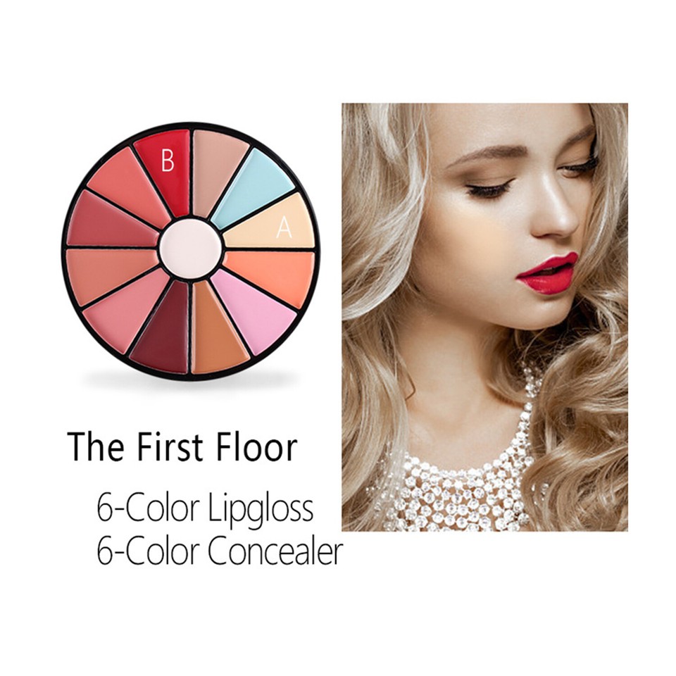 All In One Makeup Kit Gift Set Box Eyeshadow Blush Concealer Lip Cream ...