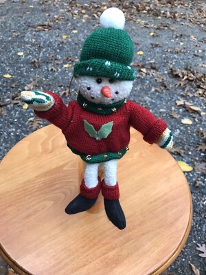 Yankee Candle Christmas Gift Stocking Stuffer Floppy Snowman w/3 Votive ...