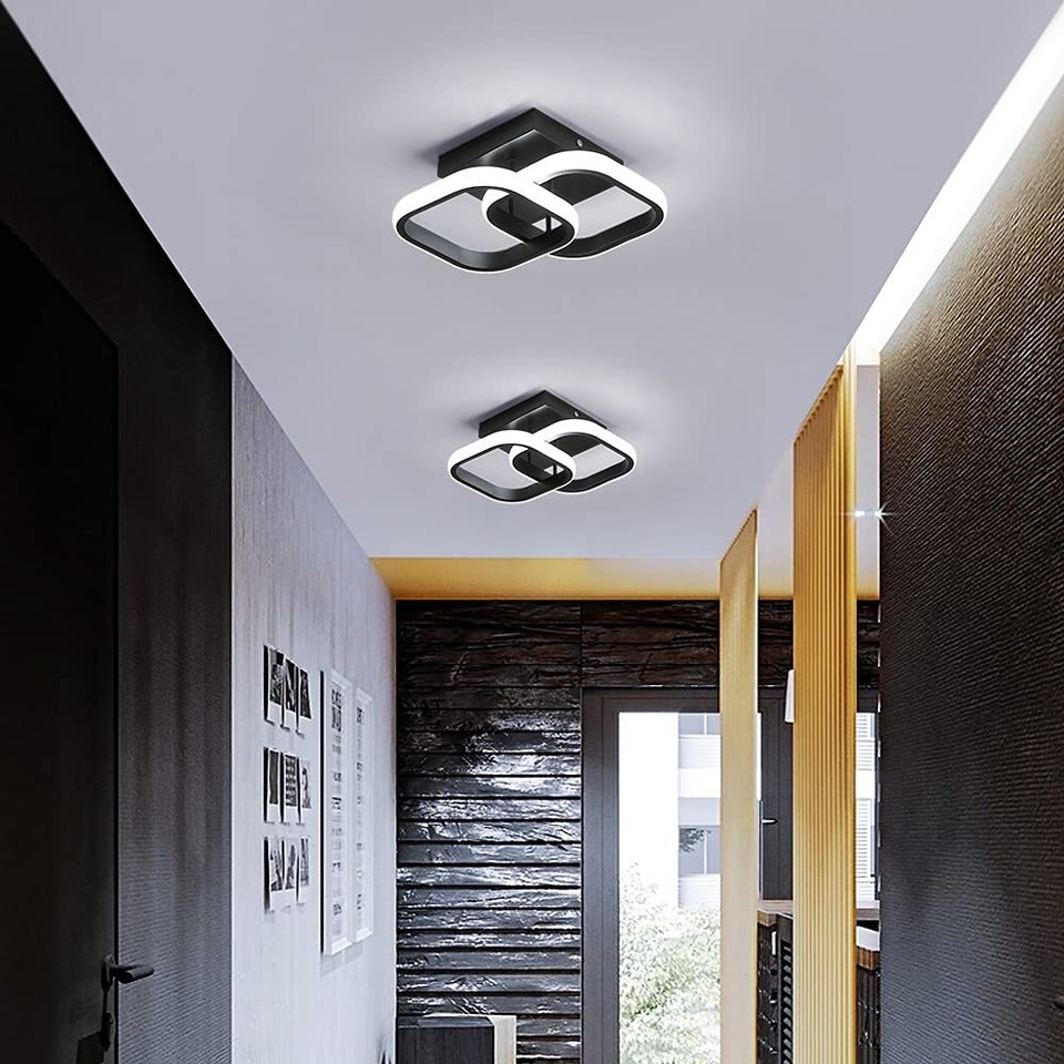 Modern LED Ceiling Light, 22W 6500K Flush Mount Light Fixture for ...