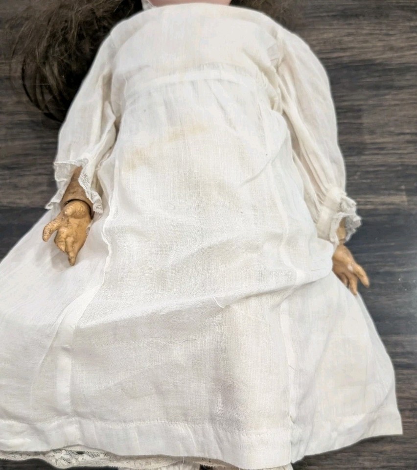 Antique German Karl Hartmann #29 Bisque & Composition Doll Blue Eyes ...