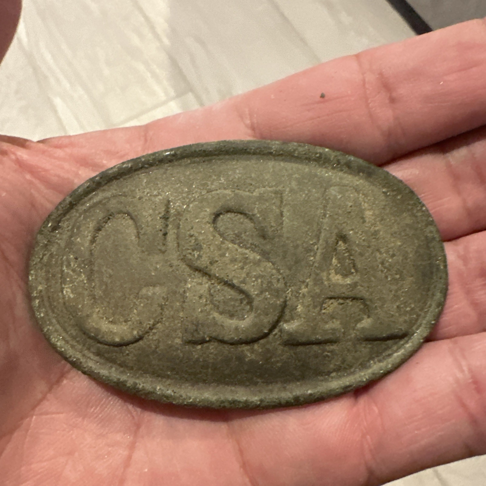 Civil War Confederate CSA Belt Buckle | eBay