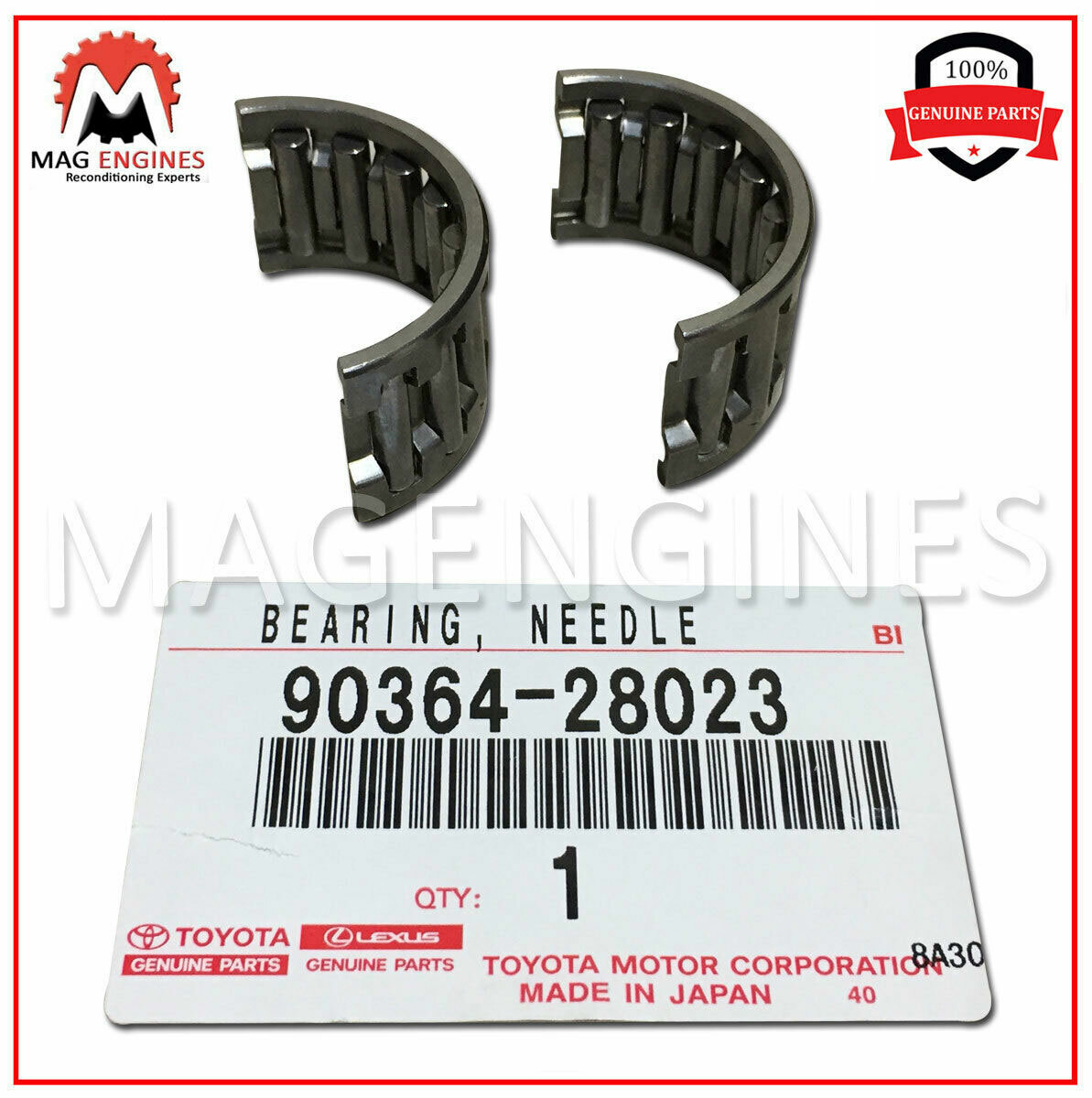 90364-28023 GENUINE OEM BEARING, NEEDLE ROLLER (FOR 5TH GEAR ...