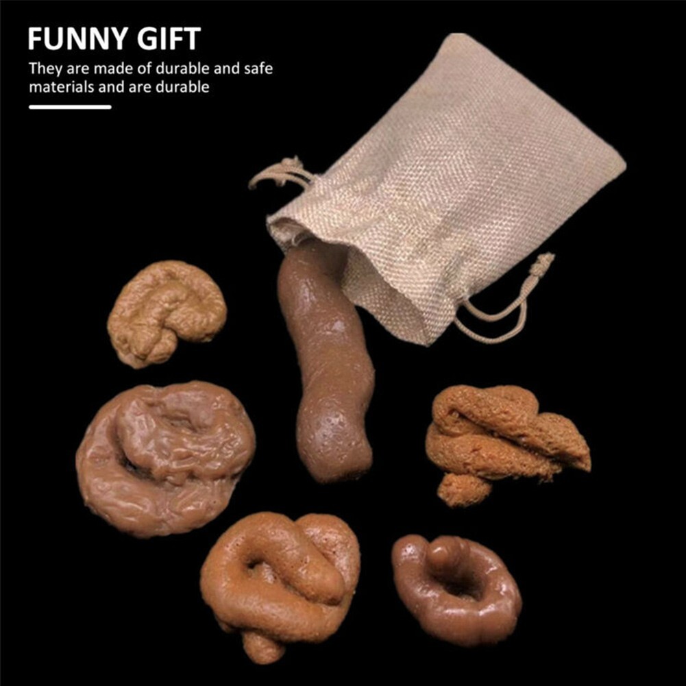 Realistic Poop Realistic Reusable Lifelike Rubber Safe Simulated Stool ...
